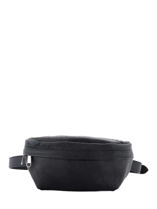 Gucci Logo Leather Belt Bag - Black