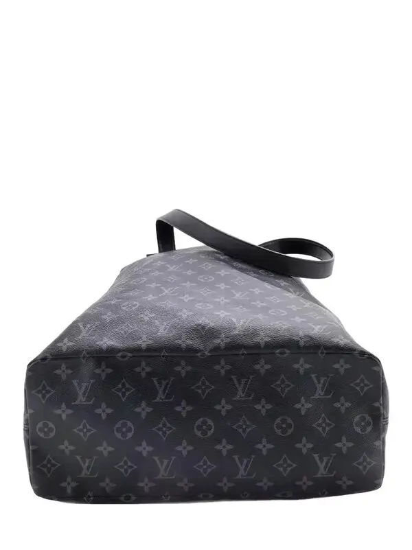 LOUIS VUITTON Cabas Light Drawstring Bag Monogram Eclipse Canvas - Black