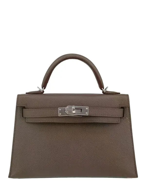 Hermès 2020 Kelly 20 Handbag - Grey