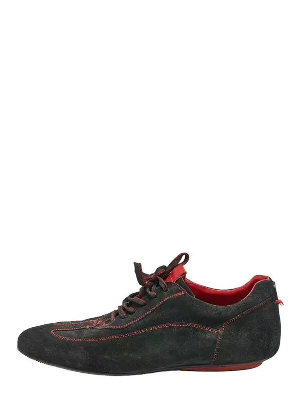 Carolina Herrera Suede Sneakers - Black