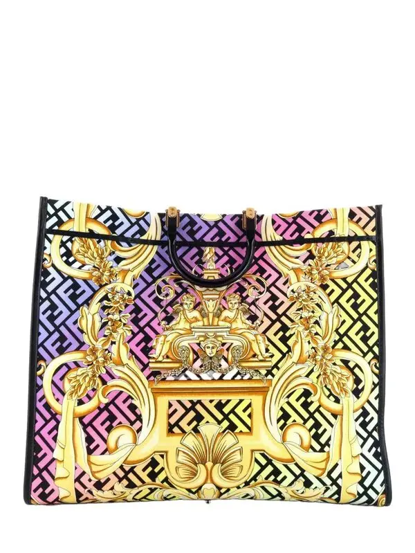 Versace X Fendi Fendace Sunshine Shopper Tote Bag - Multicolour