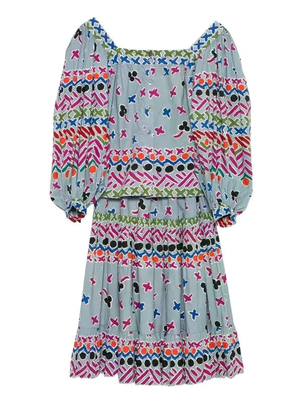 Saint Laurent Pre-owned 1979 Matisse Cotton Suit - Blue