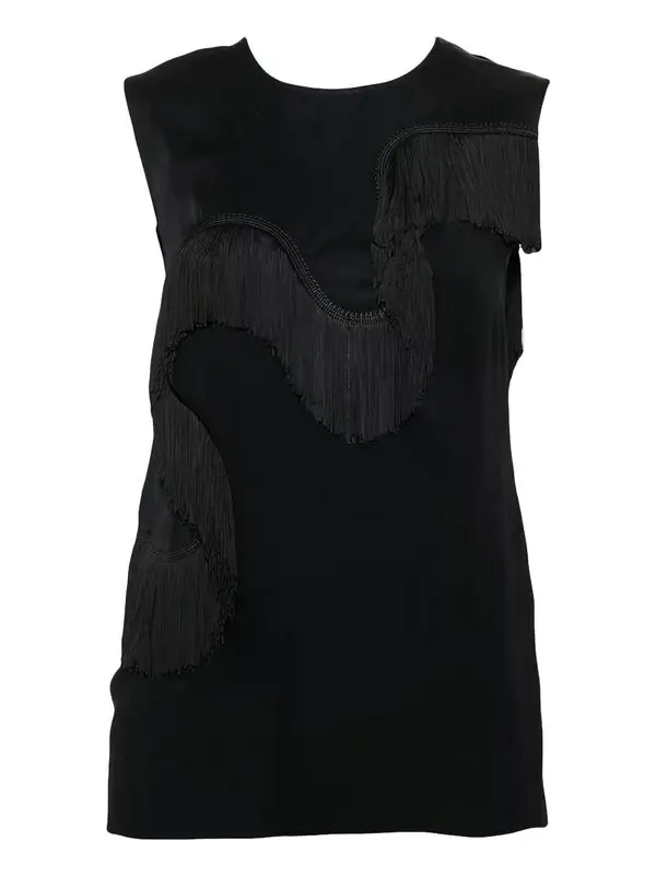 Stella McCartney Fringe-detailing Top - Black
