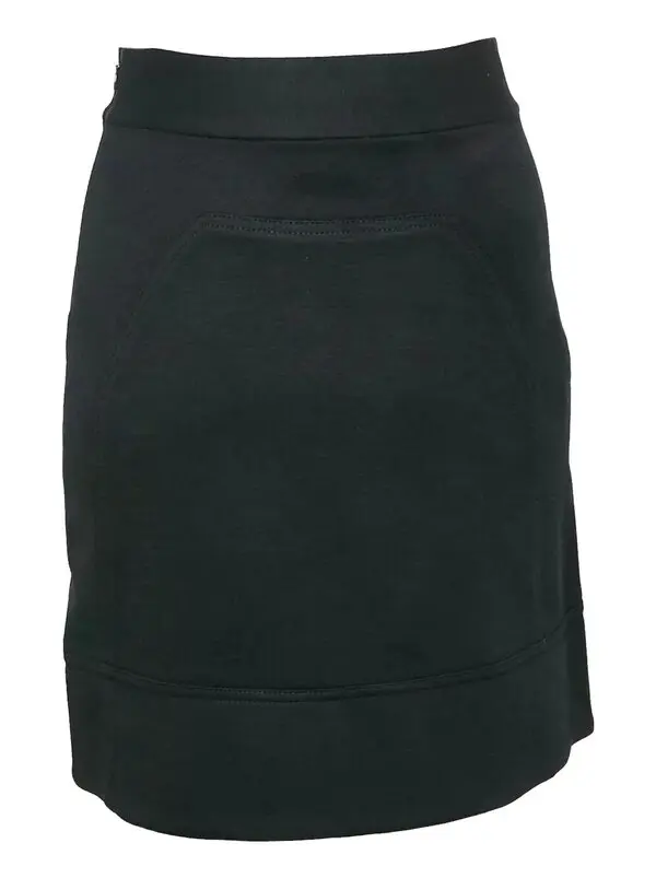 Diane Von Furstenberg Vintage Seam-detail Jersey Skirt - Blue