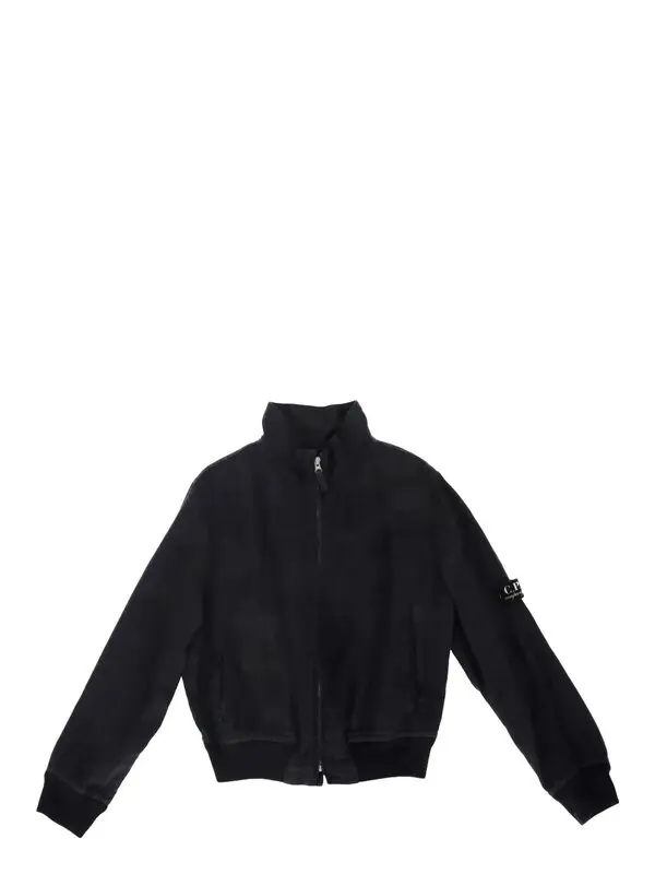 C.P. COMPANY 1990s Linen Bomber Jacket - Black