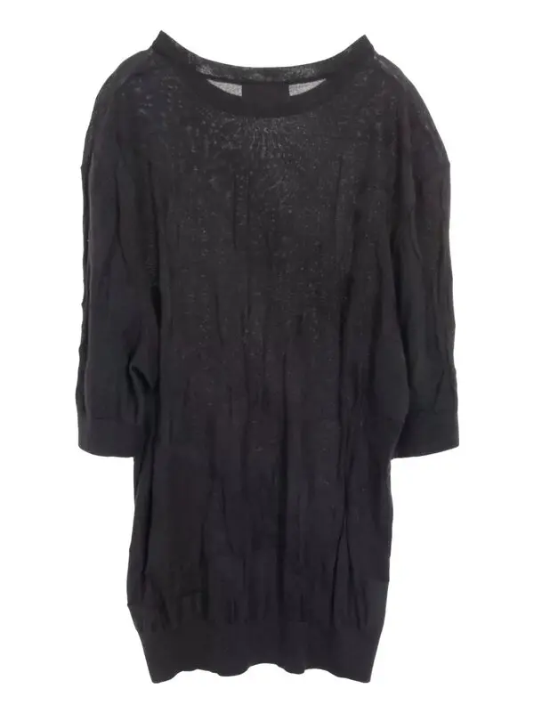 Hermès 2010s Wool T-shirt - Black