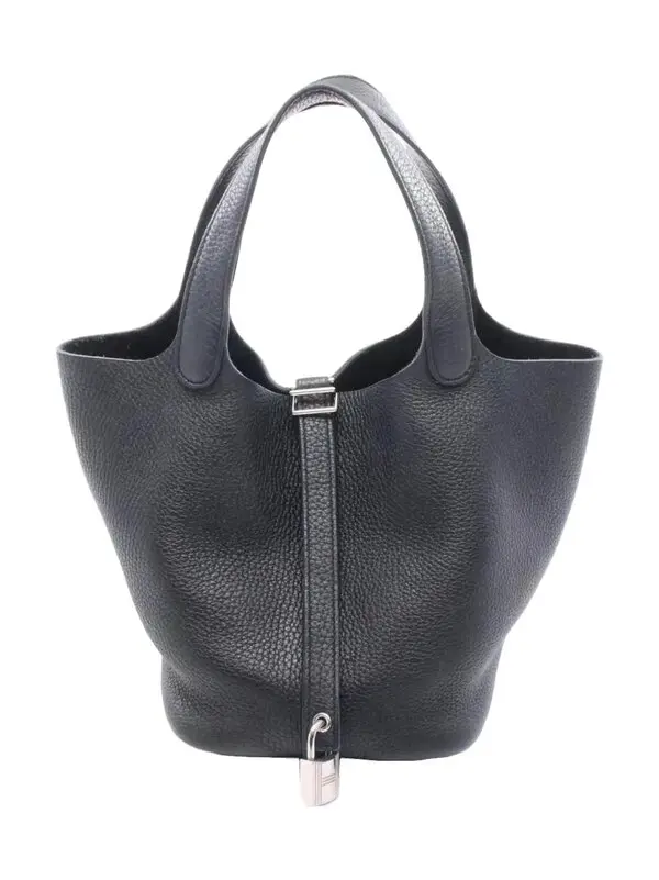 Hermès Picotin Lock Pm Handbag - Black