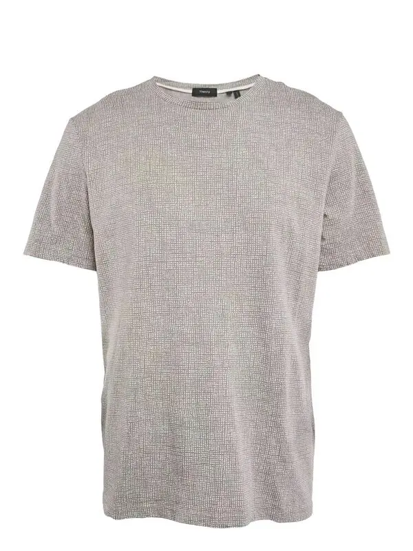 Theory Cotton Jersey T-shirt - Grey