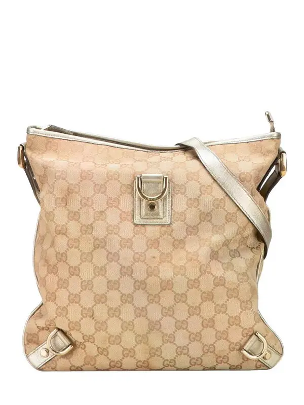 Gucci Gg Canvas Abbey D-ring Crossbody Bag - Brown