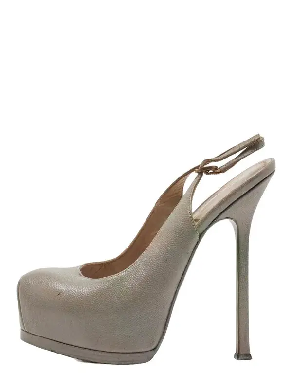 Saint Laurent 140mm Tribtoo Platform Pumps - Grey