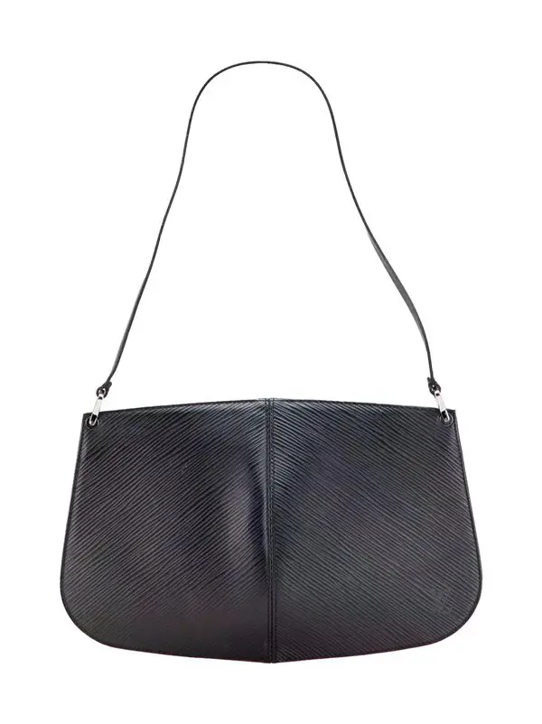 LOUIS VUITTON Pre-owned 2000 Epi Demi Lune Pochette Shoulder Bag - Black
