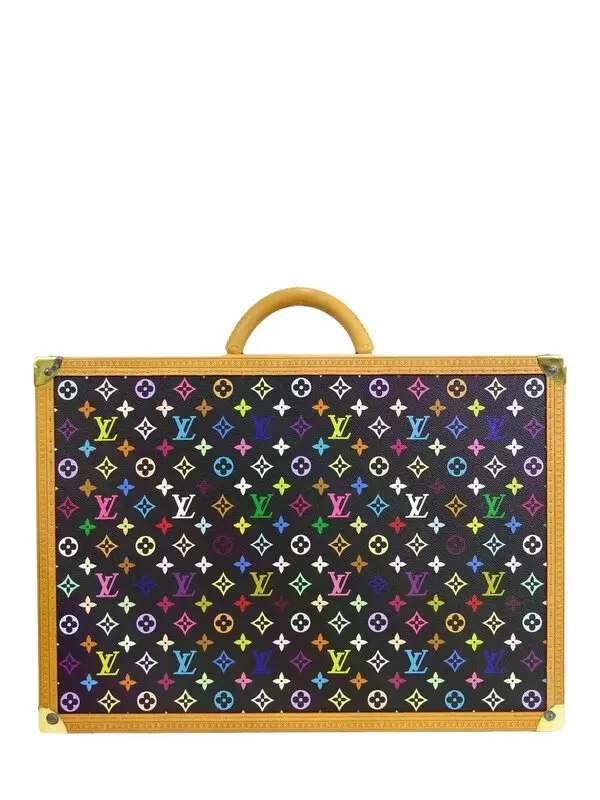 LOUIS VUITTON 1990-2000s Alzer 55 Trunk Bag - Black