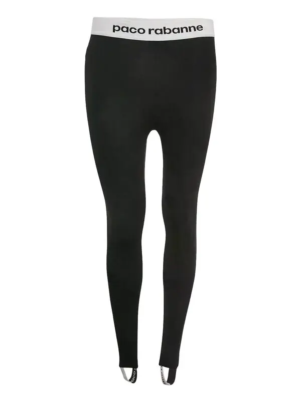 Rabanne Logo Joggers - Black