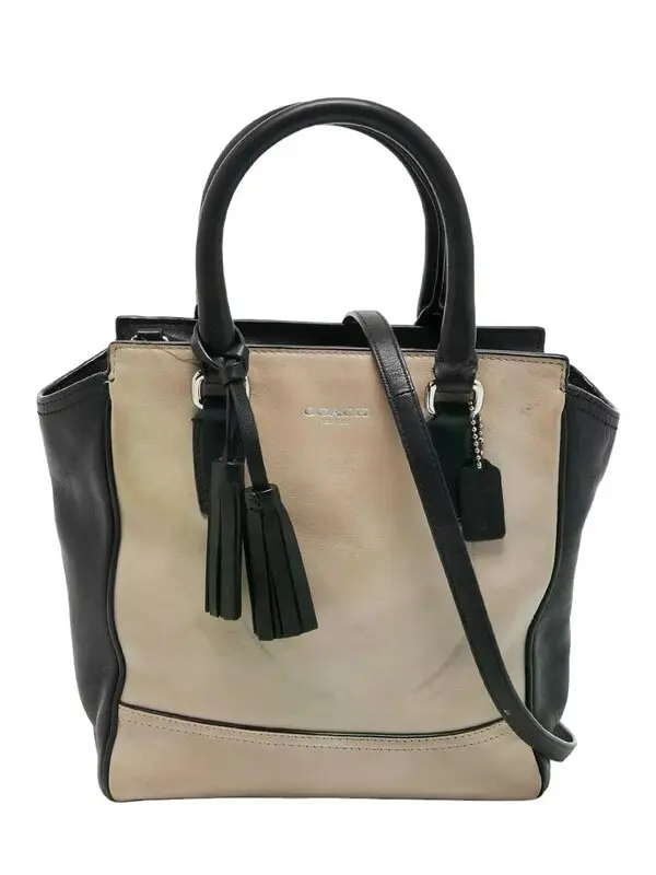 COACH VINTAGE Leather Tote Bag - Neutrals