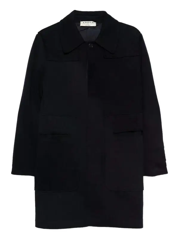 A.N.G.E.L.O. VINTAGE CULT 1990s Knitted Jacket - Blue