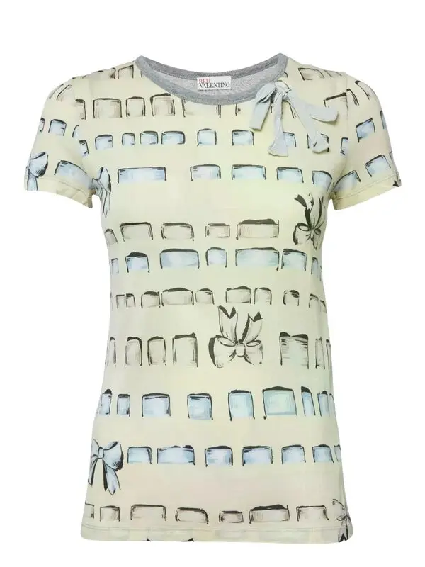 Red Valentino Vintage Panelled T-shirt - Yellow