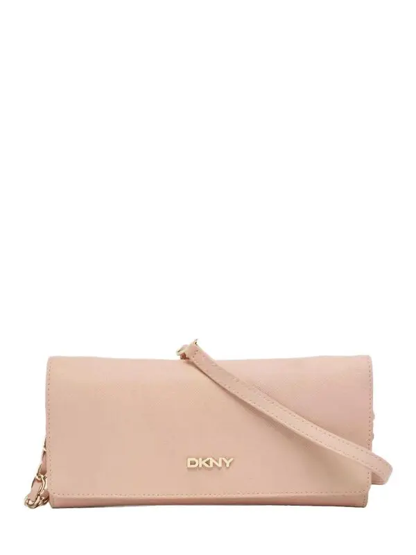 Dkny Leather Clutch Bag - Pink