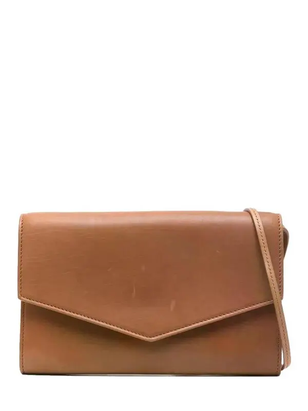 THE ROW Envelope Crossbody Bag - Brown