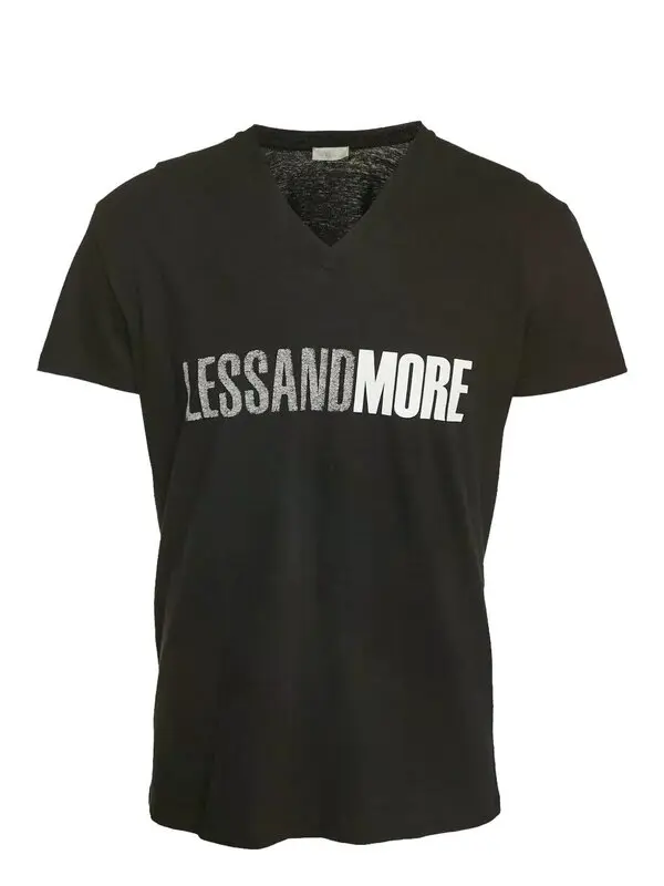 Dior Abstract-print V-neck T-shirt - Black