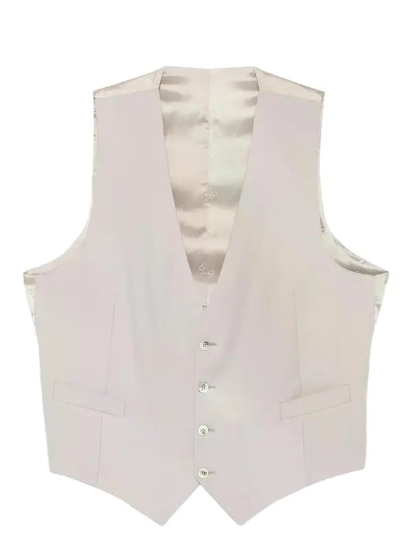 Dior 1990s Panelled Waistcoat - Grey