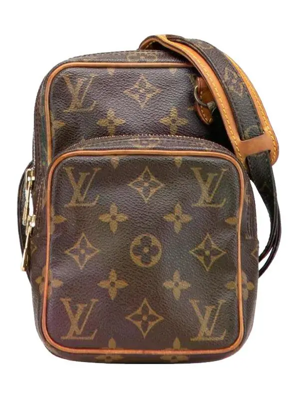 LOUIS VUITTON 1988 Monogram Mini Amazone Crossbody Bag - Brown