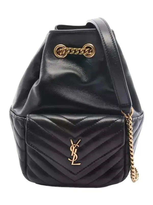 Saint Laurent Mini Joe Bucket Bag - Black