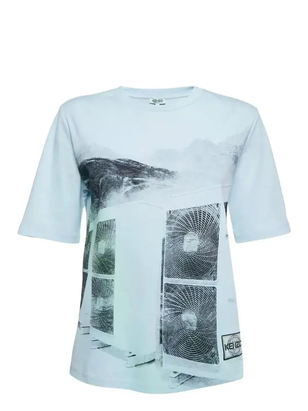 Kenzo Graphic-print T-shirt - Blue