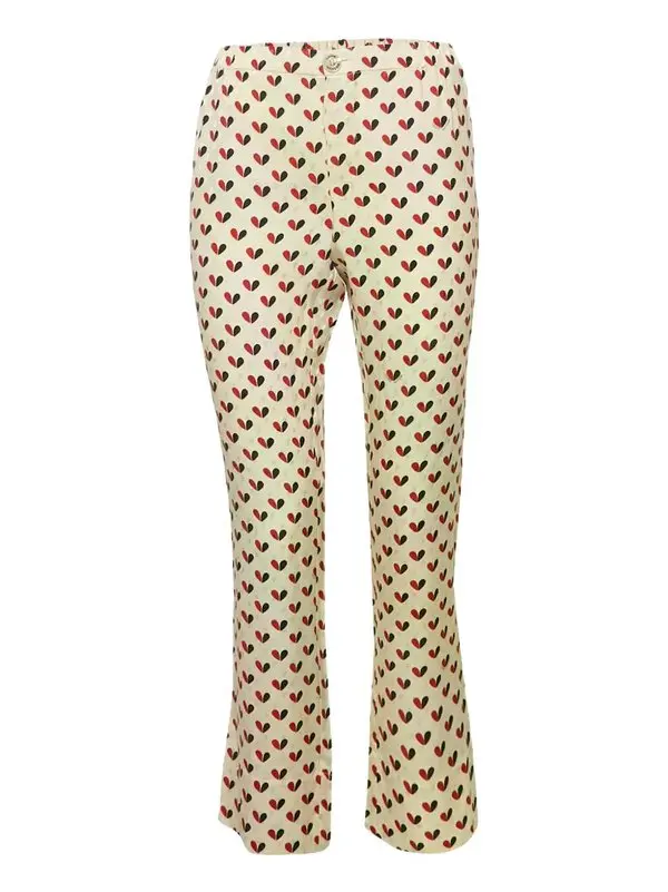LOUIS VUITTON Satin Trousers - Neutrals