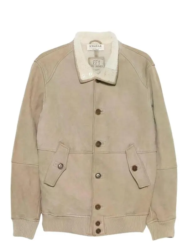 A.N.G.E.L.O. VINTAGE CULT 1990s Shearling Jacket - Neutral