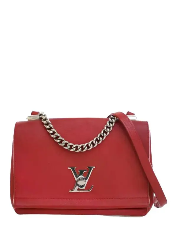 LOUIS VUITTON 2015 Lockme Ii Bb Satchel - Red