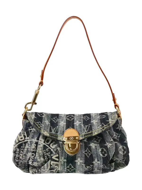 LOUIS VUITTON Pre-owned 2006 Mini Pleaty Raye Shoulder Bag - Blue