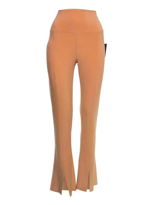 Norma Kamali High-waisted Flare Leg Trousers - Orange