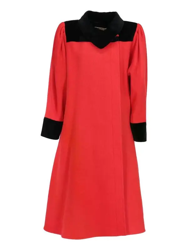 A.N.G.E.L.O. VINTAGE CULT 1980s Colourblock Coat - Red