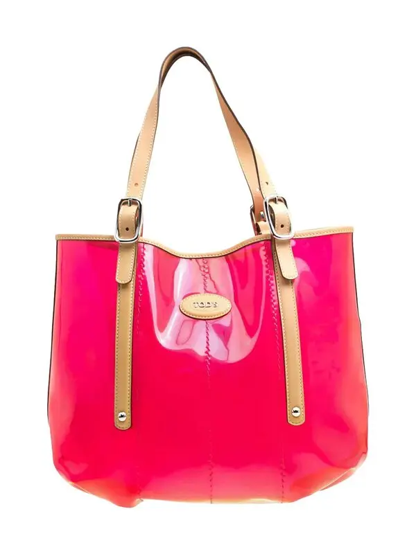 TOD'S Leather Tote Bag - Red