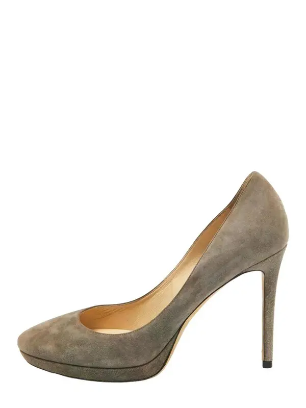 JIMMY CHOO 110mm Suede Pumps - Neutrals