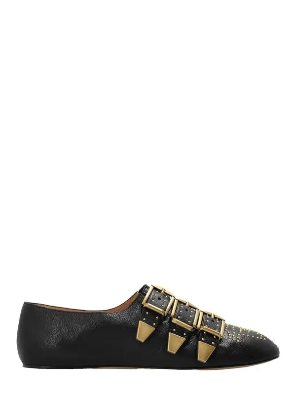 Chloé Susan Leather Loafers - Black