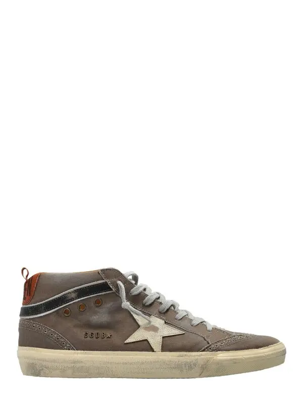 Golden Goose Mid Star Classic Sneakers - Grey
