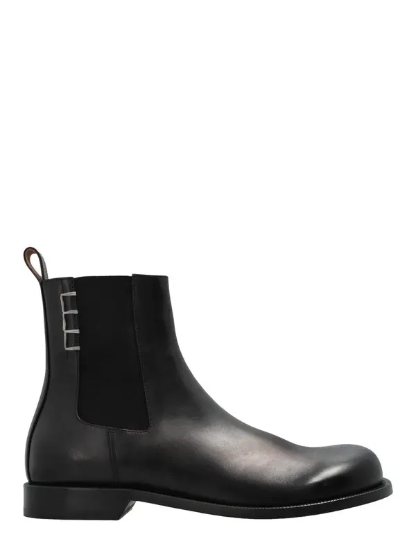 JW Anderson Leather Chelsea Boots - Black