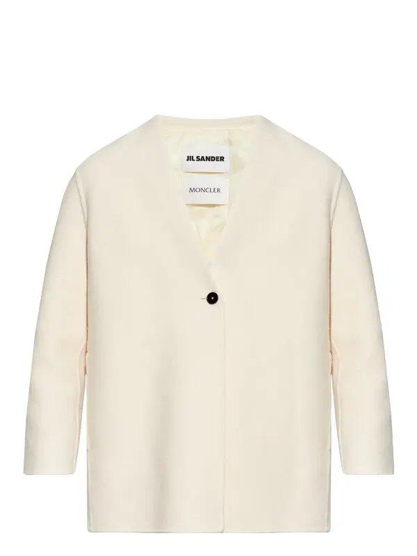 Moncler Jil Sander Coat - Cream
