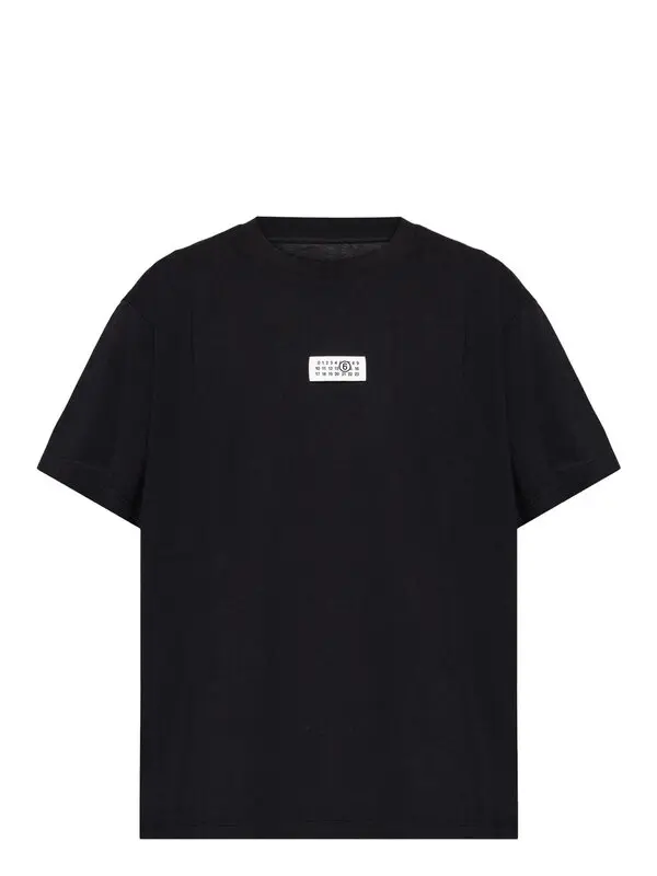 MAISON MARGIELA T-shirt With Logo - Black