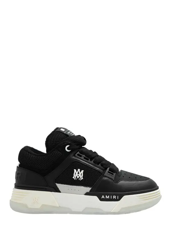 Amiri Ma-1 Leather And Mesh Sneakers - Black