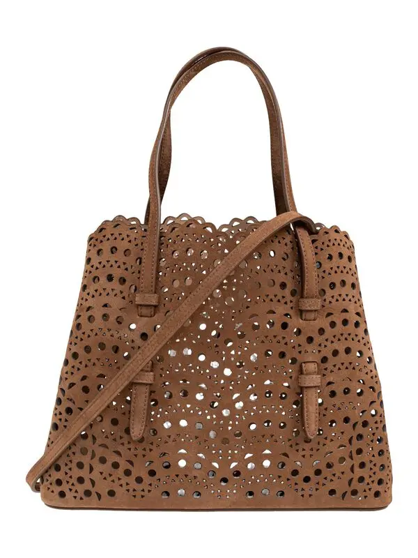 Alaïa Mina 25 Handbag - Brown