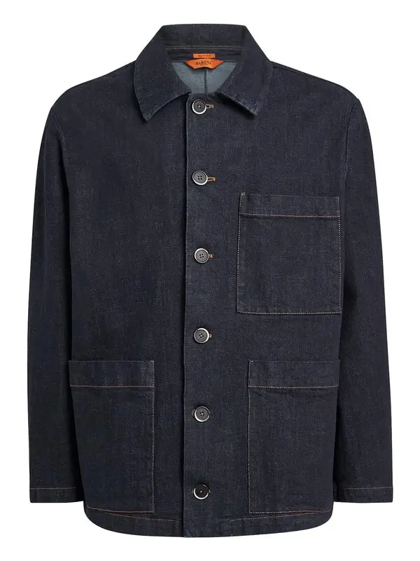 Barena Venezia Relaxed Denim Jacket - Navy