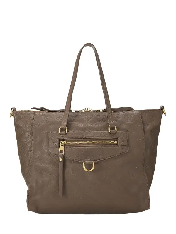LOUIS VUITTON Monogram Empreinte Lumineuse Tote - Brown