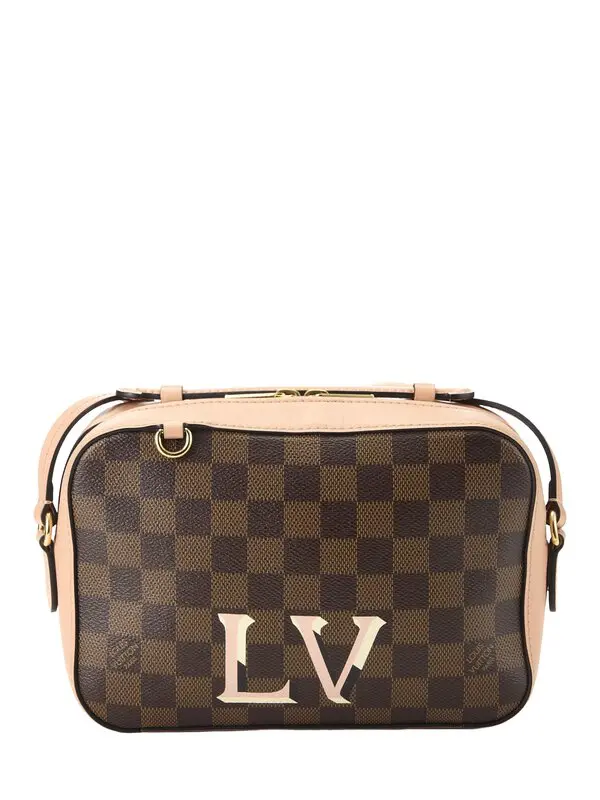 LOUIS VUITTON Damier Ebene Santa Monica Crossbody - Pink