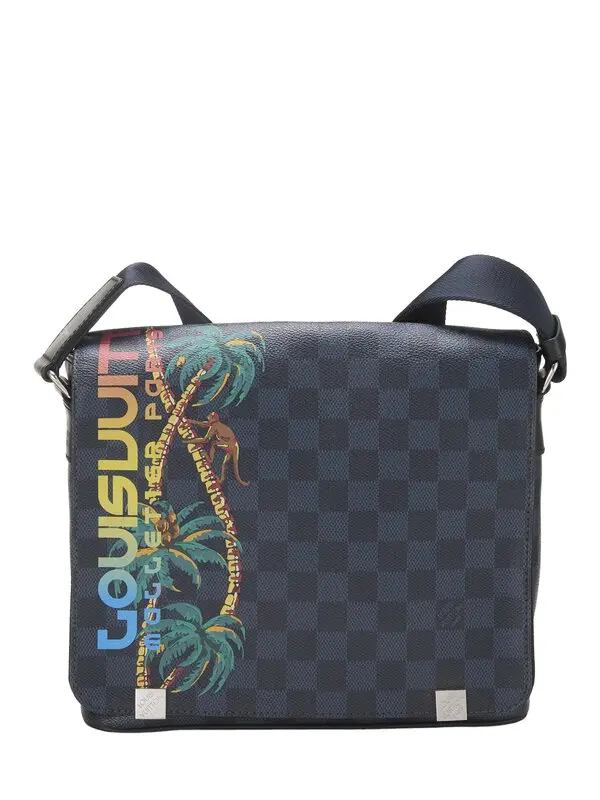 LOUIS VUITTON Damier Cobalt Jungle District - Blue