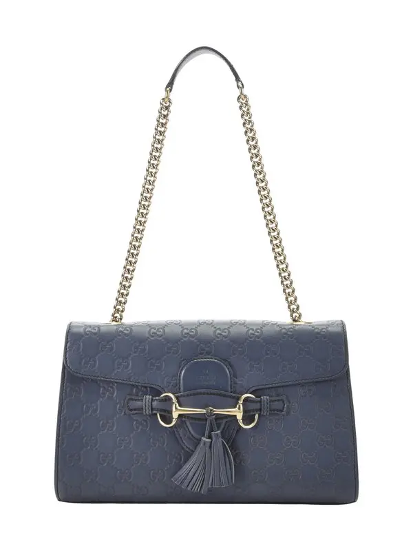 Gucci Emily Chain Shoulder Bag - Blue