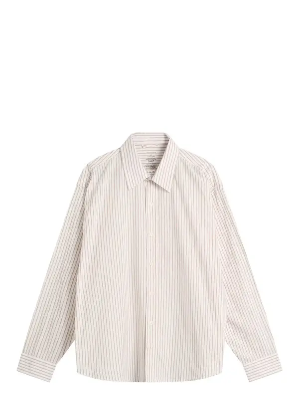 MFPEN Vacation Shirt - Light Brown Stripe
