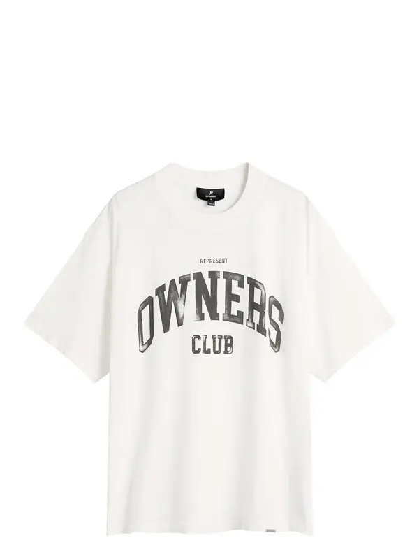 REPRESENT Owners T-shirt - Flat White