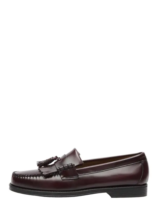 G.H. BASS & CO. Easy Weejuns Layton Ii Kiltie Loafers - Wine Leather
